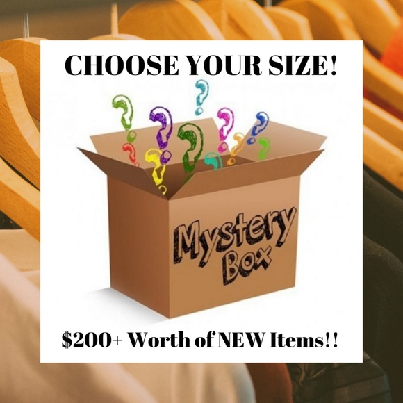 Mystery Box | Other | Mystery Box 20 Of New Items Choose Size | Poshmark
